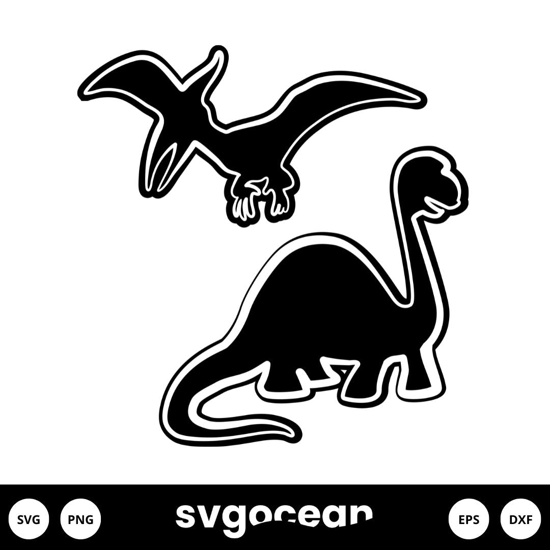 Svg Dinosaurs vector for instant download - Svg Ocean — svgocean