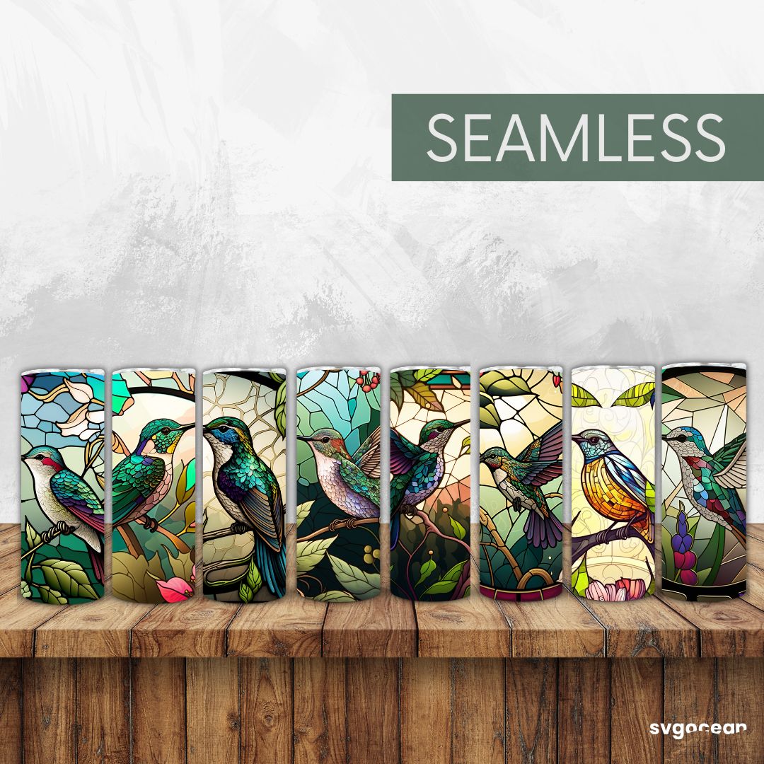 Hummingbird Tumbler Sublimation Bundle vector for instant download ...
