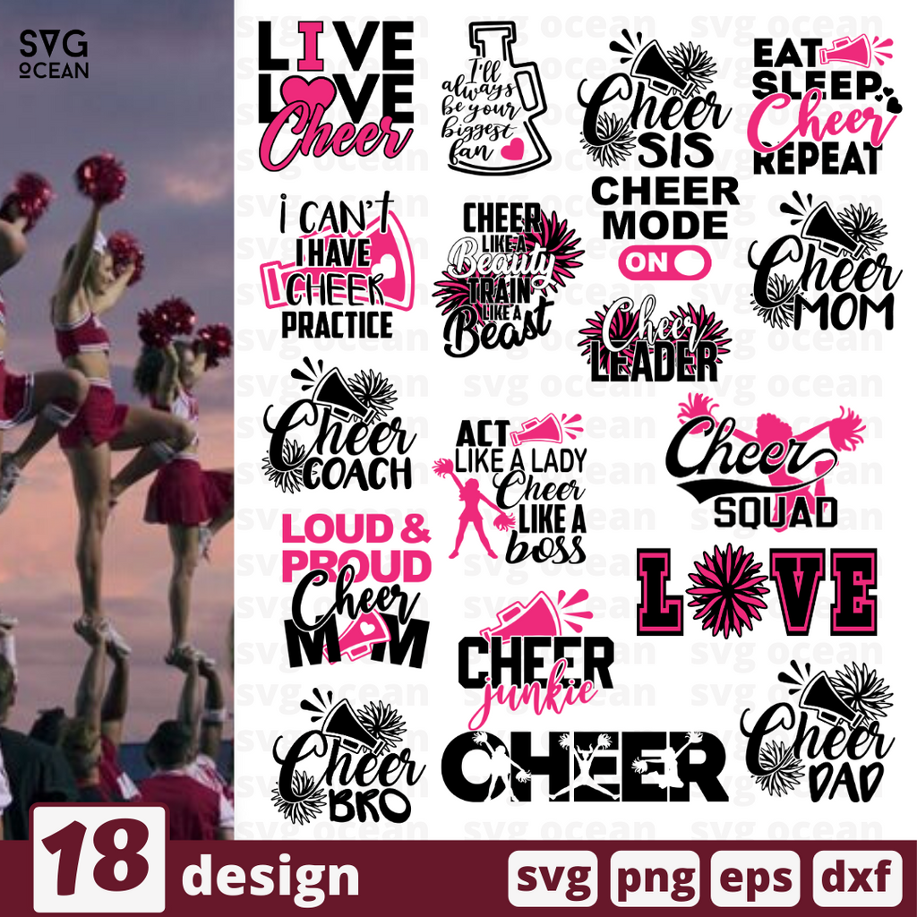 Cheer SVG Files | Cheerleading Free SVG Files — svgocean