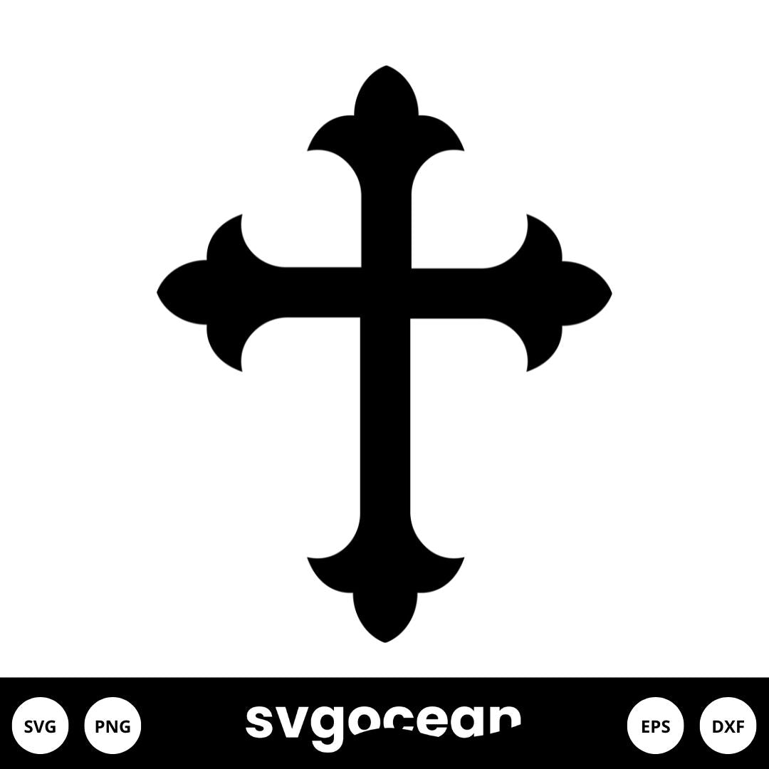 Pretty Cross SVG vector for instant download - Svg Ocean — svgocean