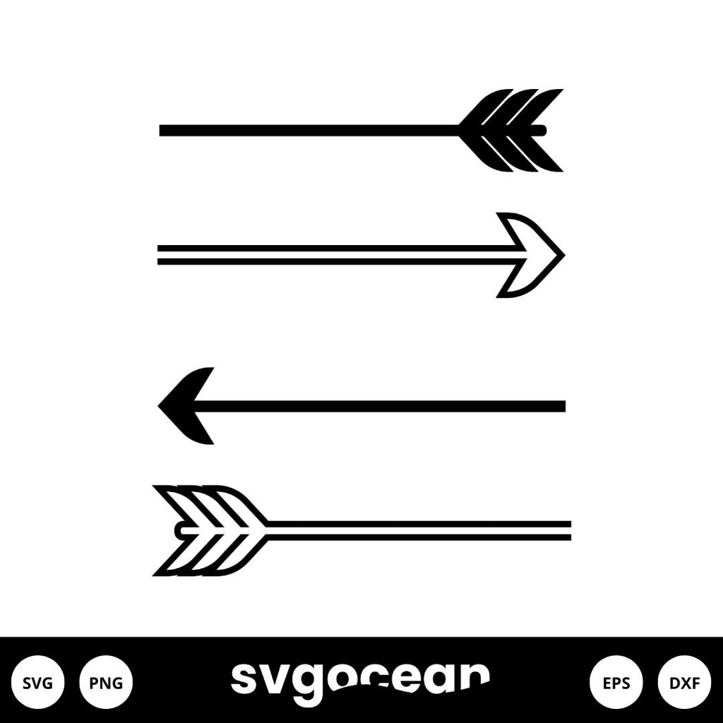 Arrow SVG Cut Files - Free Download — svgocean