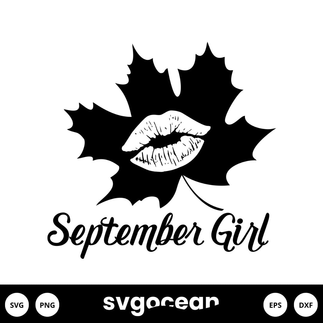 September Girl Svg vector for instant download - Svg Ocean — svgocean