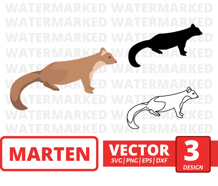 Marten SVG bundle vector for instant download - Svg Ocean — svgocean