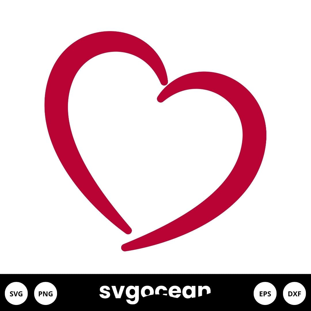 Open Heart SVG vector for instant download - Svg Ocean — svgocean