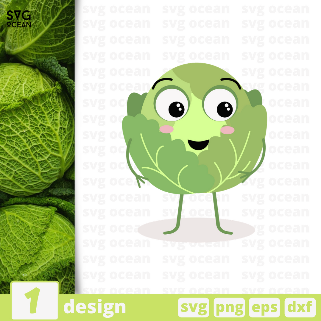 Cabbage SVG bundle vector for instant download - Svg Ocean — svgocean