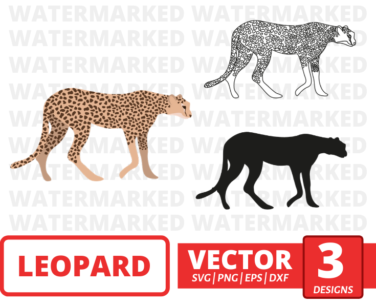 Leopard SVG bundle vector for instant download - Svg Ocean — svgocean
