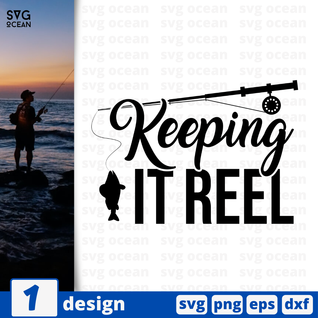 Keeping it reel SVG bundle vector for instant download - Svg Ocean ...