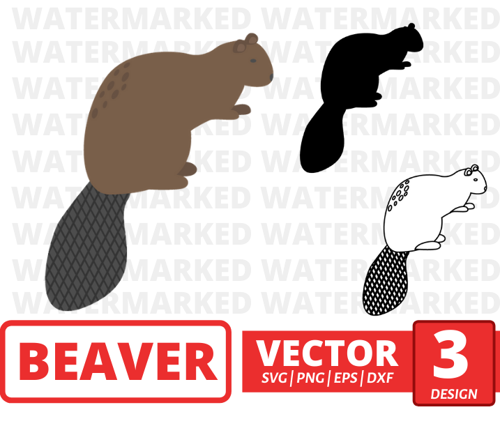 Beaver SVG bundle vector for instant download - Svg Ocean — svgocean