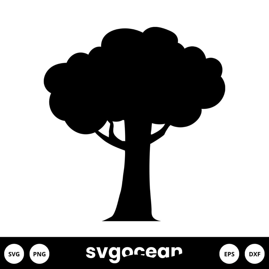 Oak Tree Svg vector for instant download - Svg Ocean — svgocean