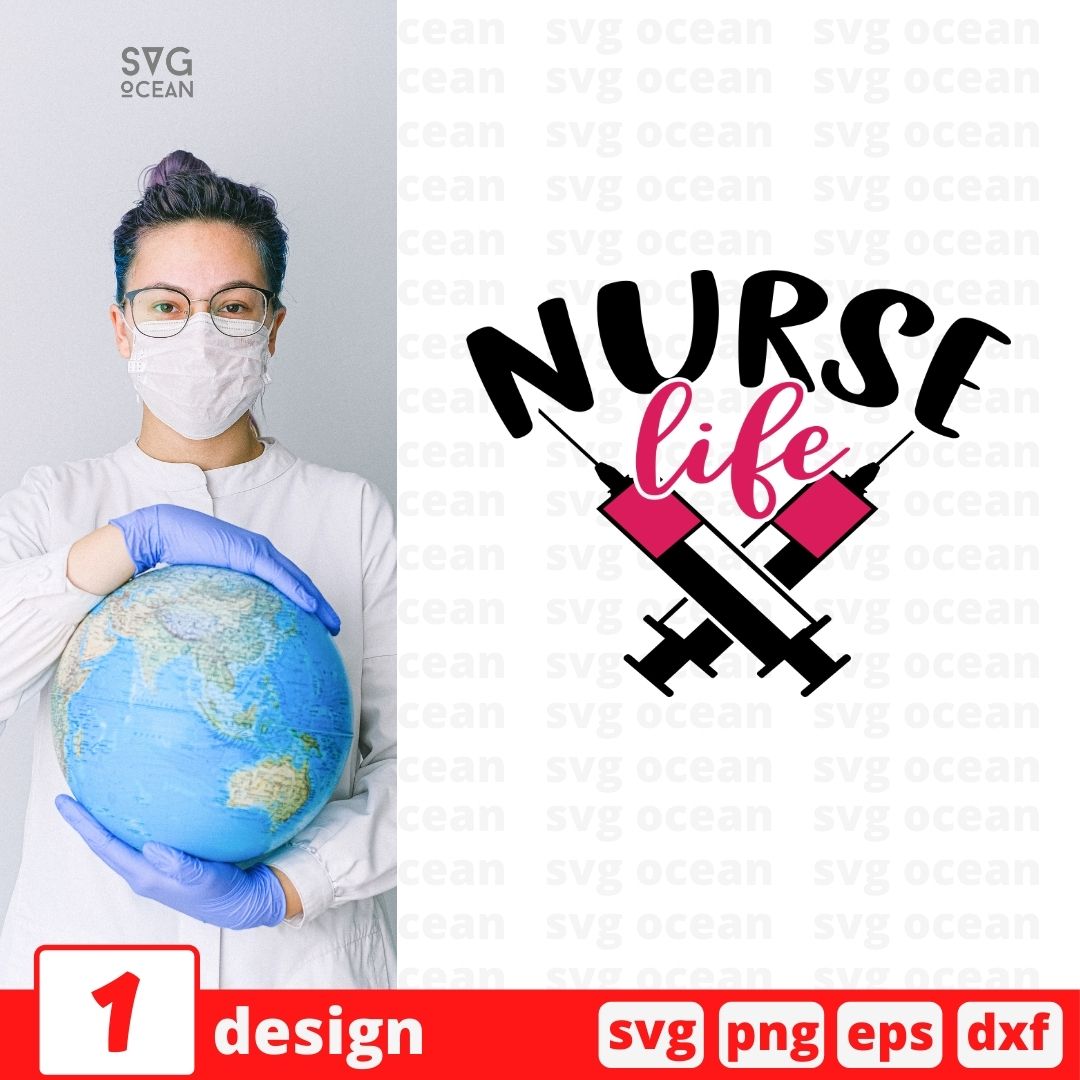 Nurse life vector for instant download - Svg Ocean — svgocean