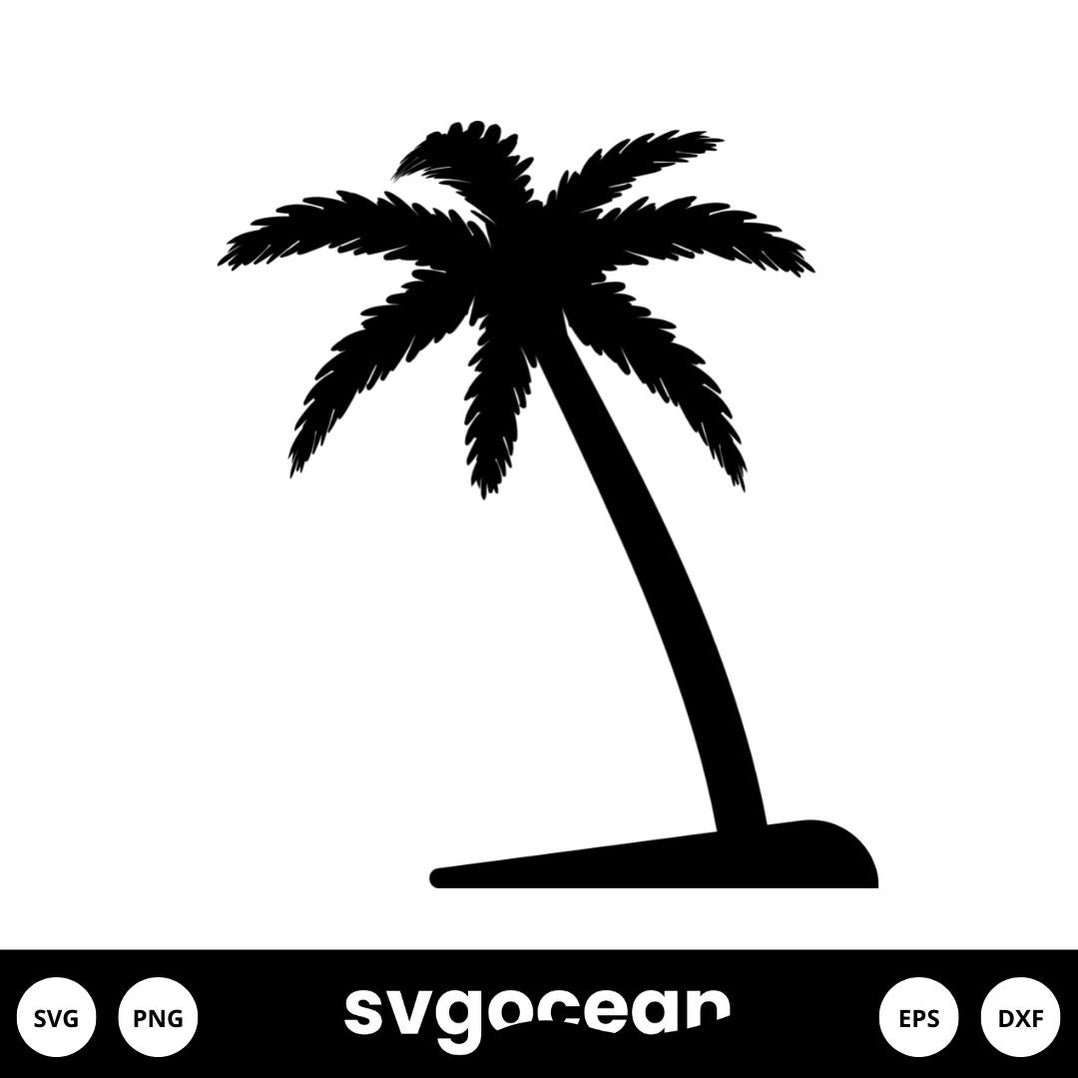 Palm Tree Svg Free vector for instant download - Svg Ocean — svgocean