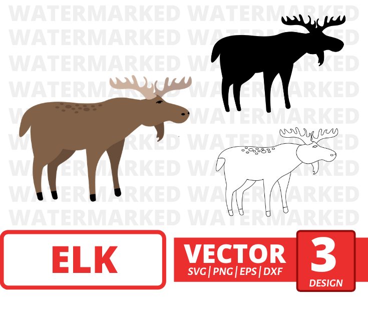 Elk SVG bundle vector for instant download - Svg Ocean — svgocean