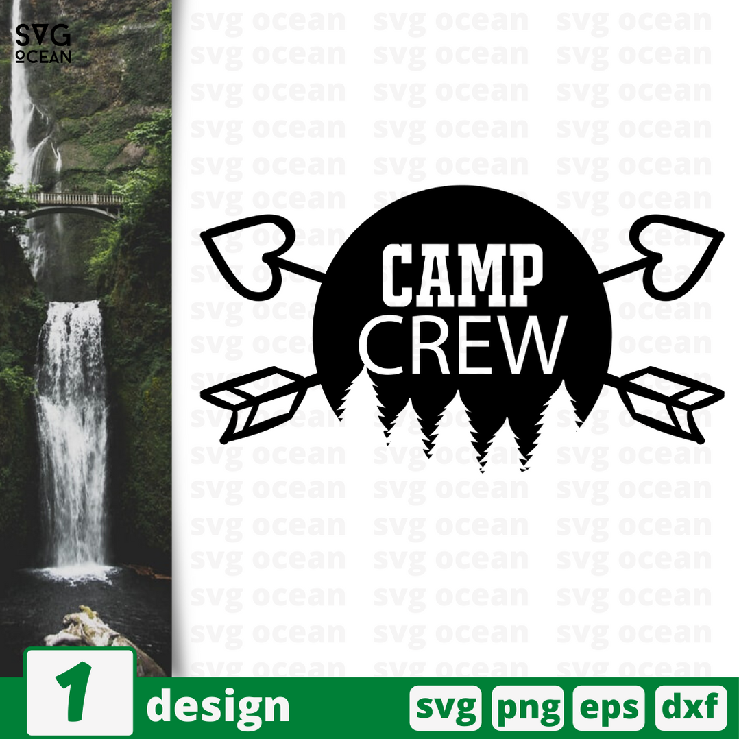 Camp crew SVG bundle vector for instant download - Svg Ocean — svgocean