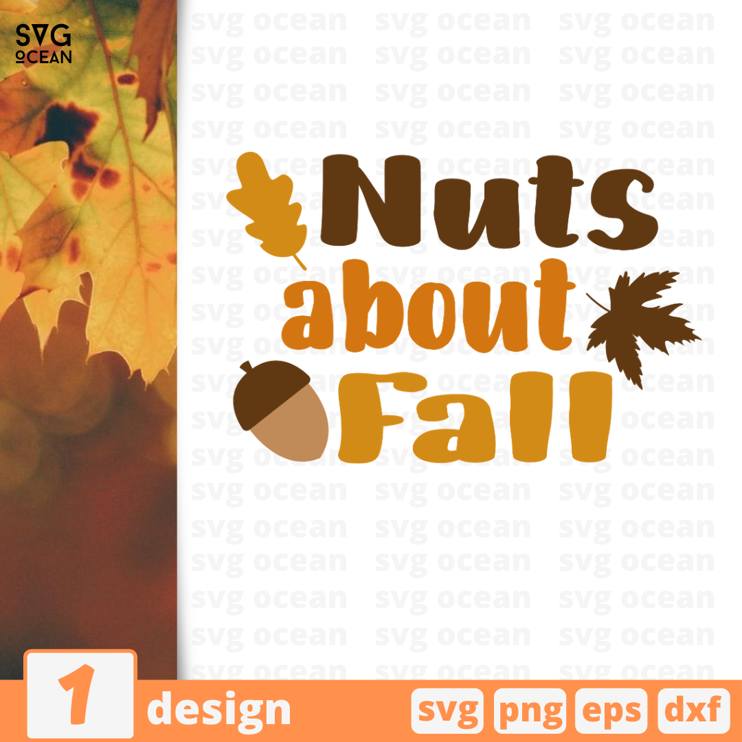Nuts about Fall SVG bundle vector for instant download - Svg Ocean ...