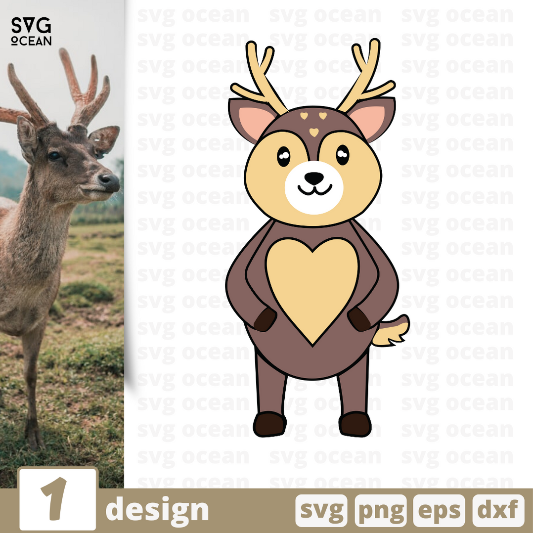 FREE Baby deer SVG file for cricut - Svg Ocean — svgocean