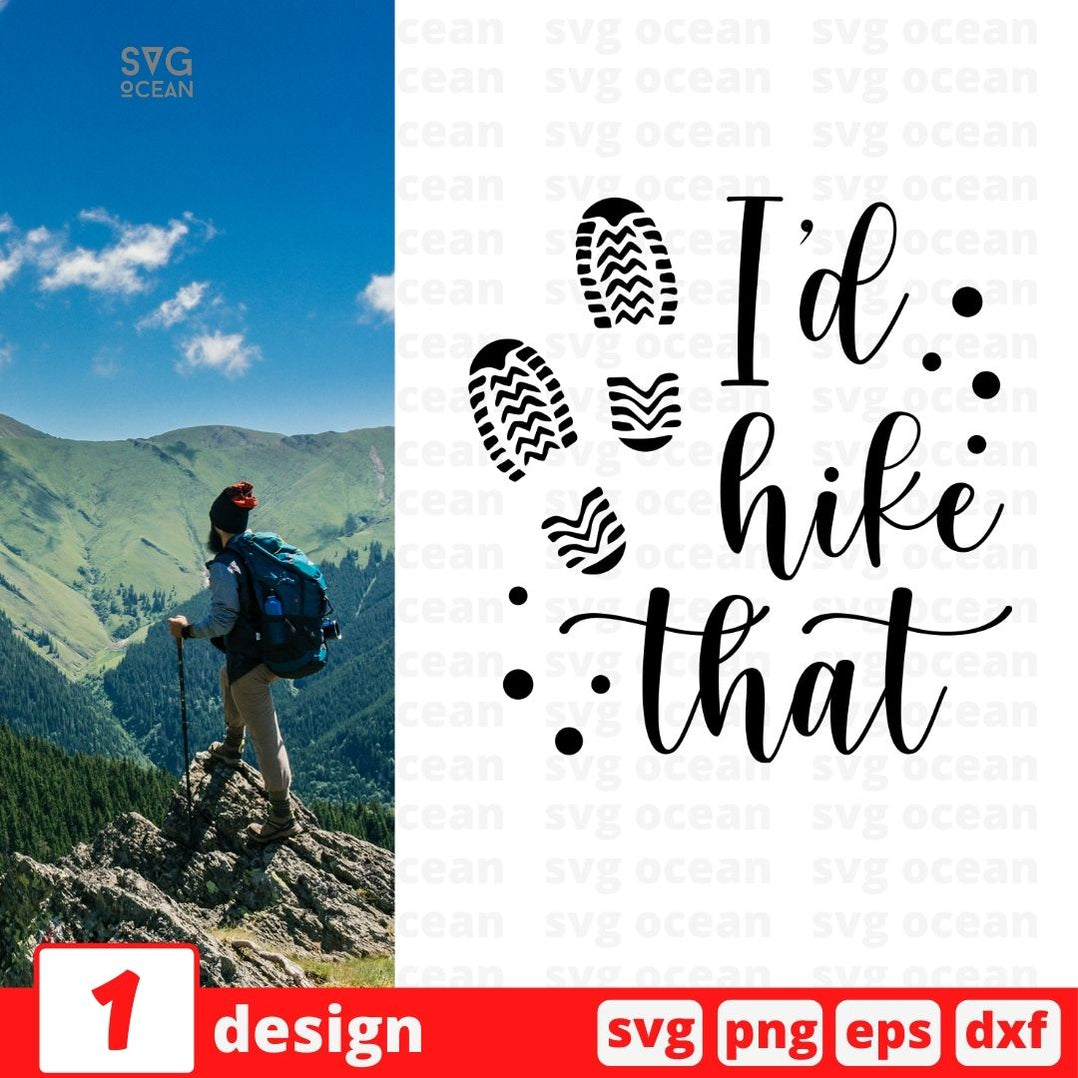 Hiking SVG Bundle vector for instant download - Svg Ocean — svgocean