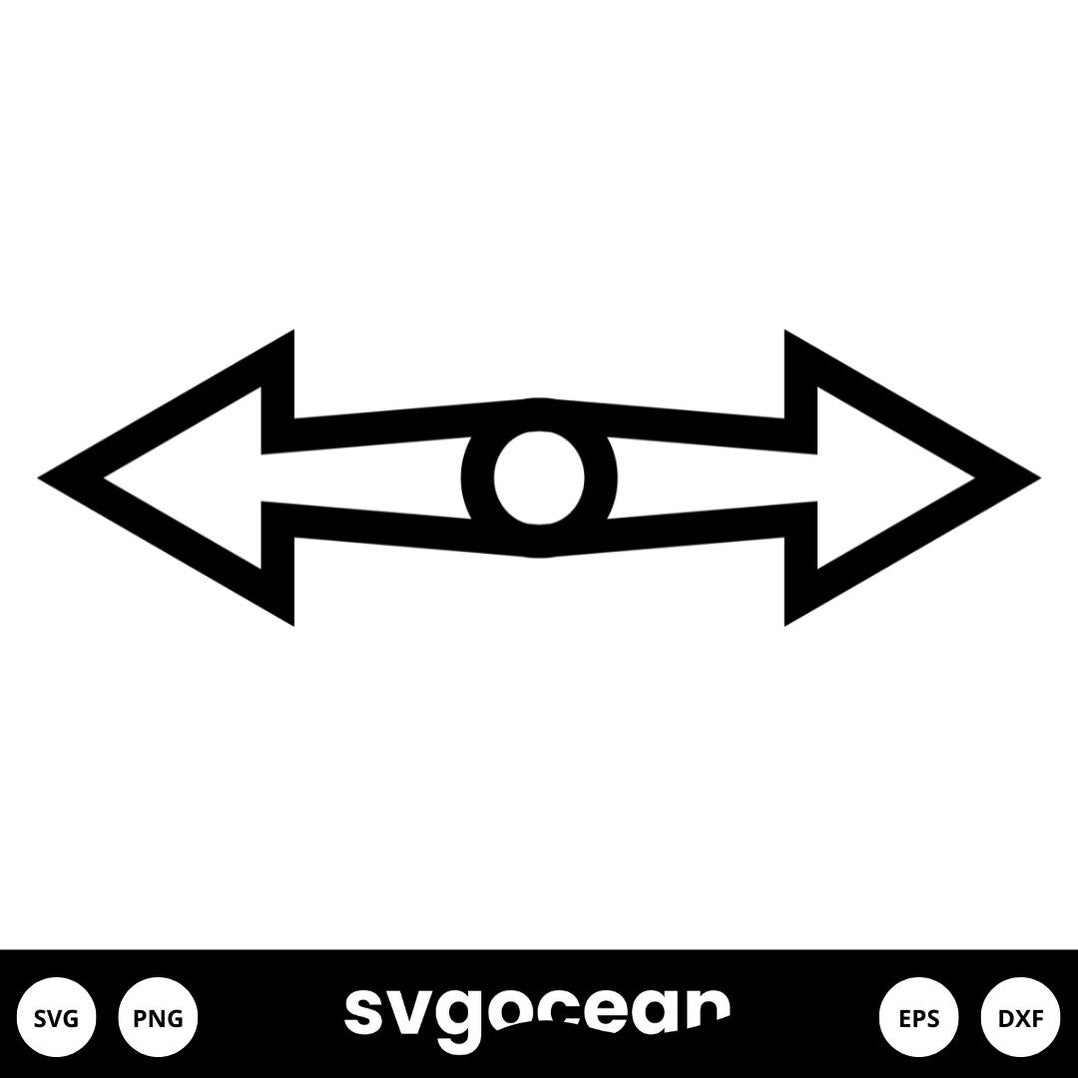 Split Arrow SVG vector for instant download - Svg Ocean — svgocean