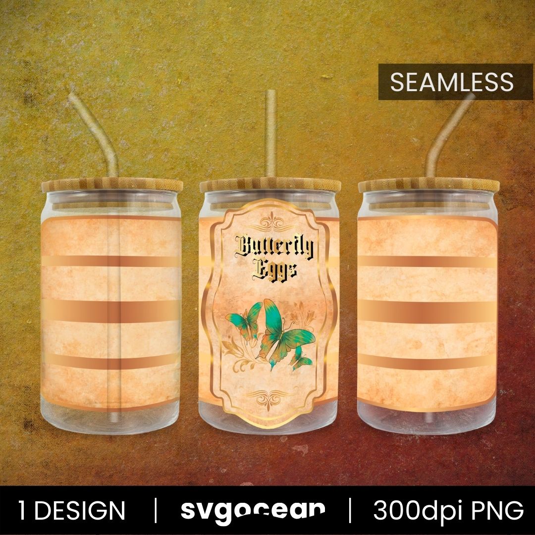 Butterfly Eggs Can Glass PNG vector for instant download - Svg Ocean ...