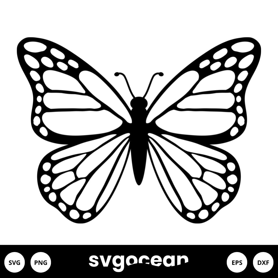 Svg Butterfly Free vector for instant download - Svg Ocean — svgocean