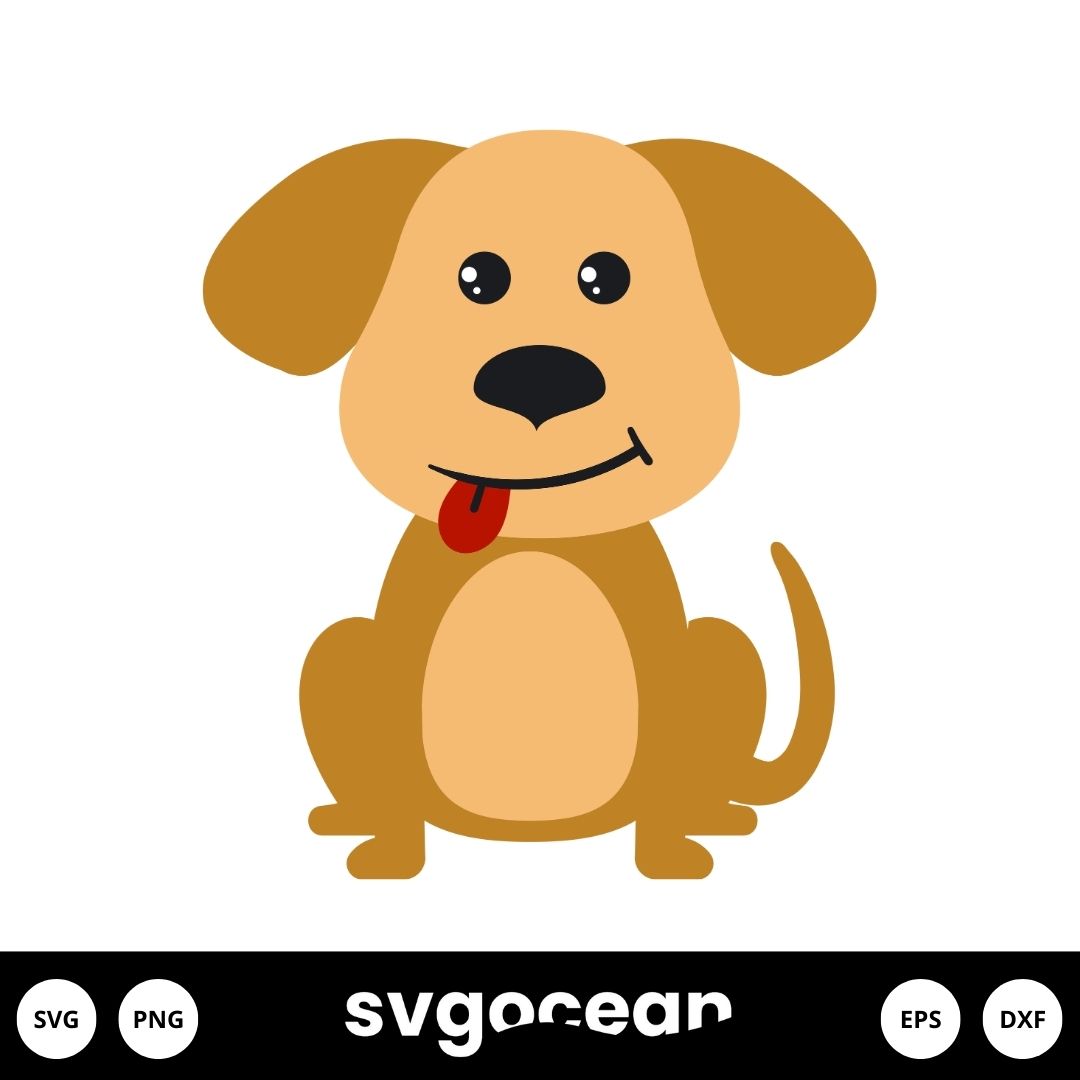 Dog Svg vector for instant download - Svg Ocean — svgocean
