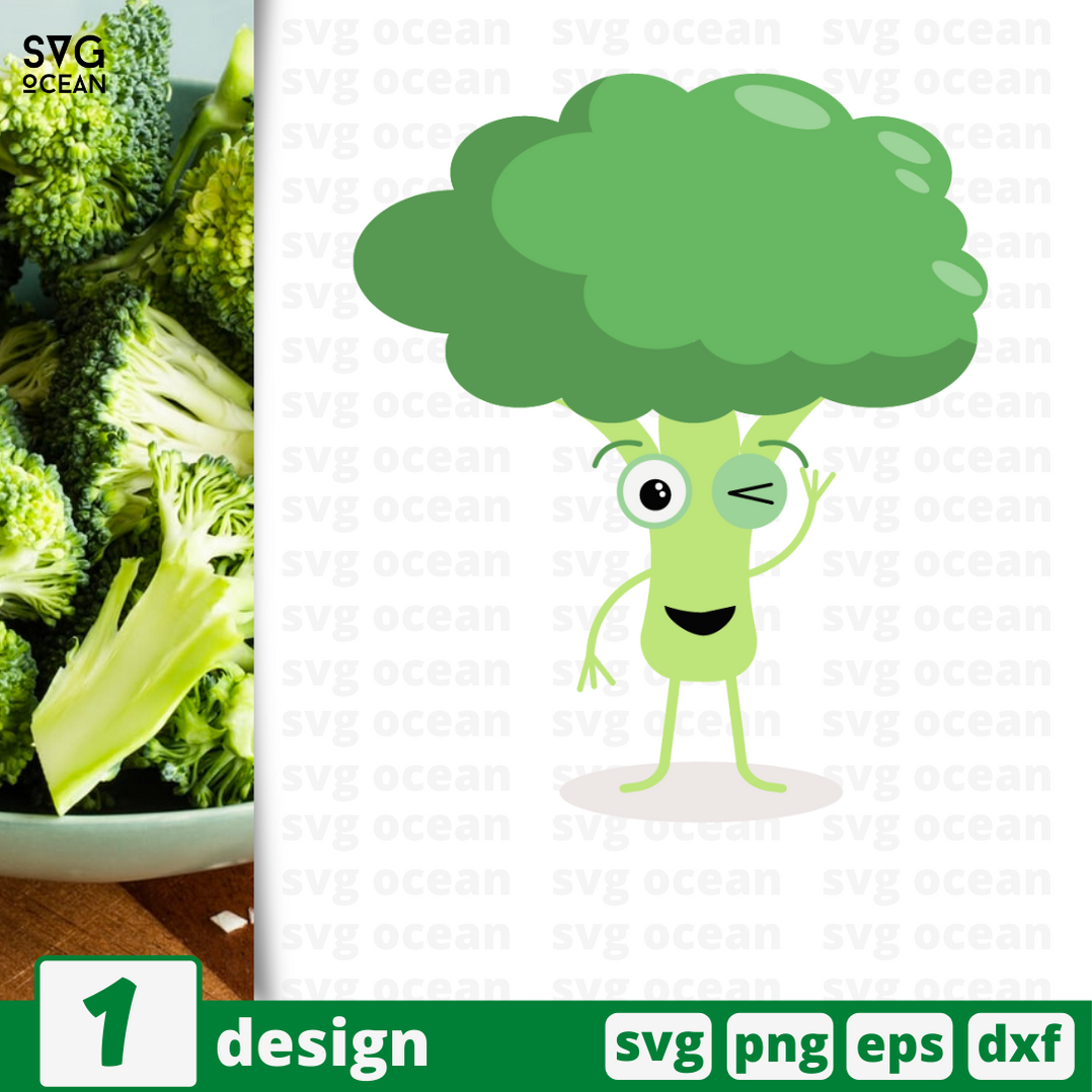Broccoli SVG bundle vector for instant download - Svg Ocean — svgocean