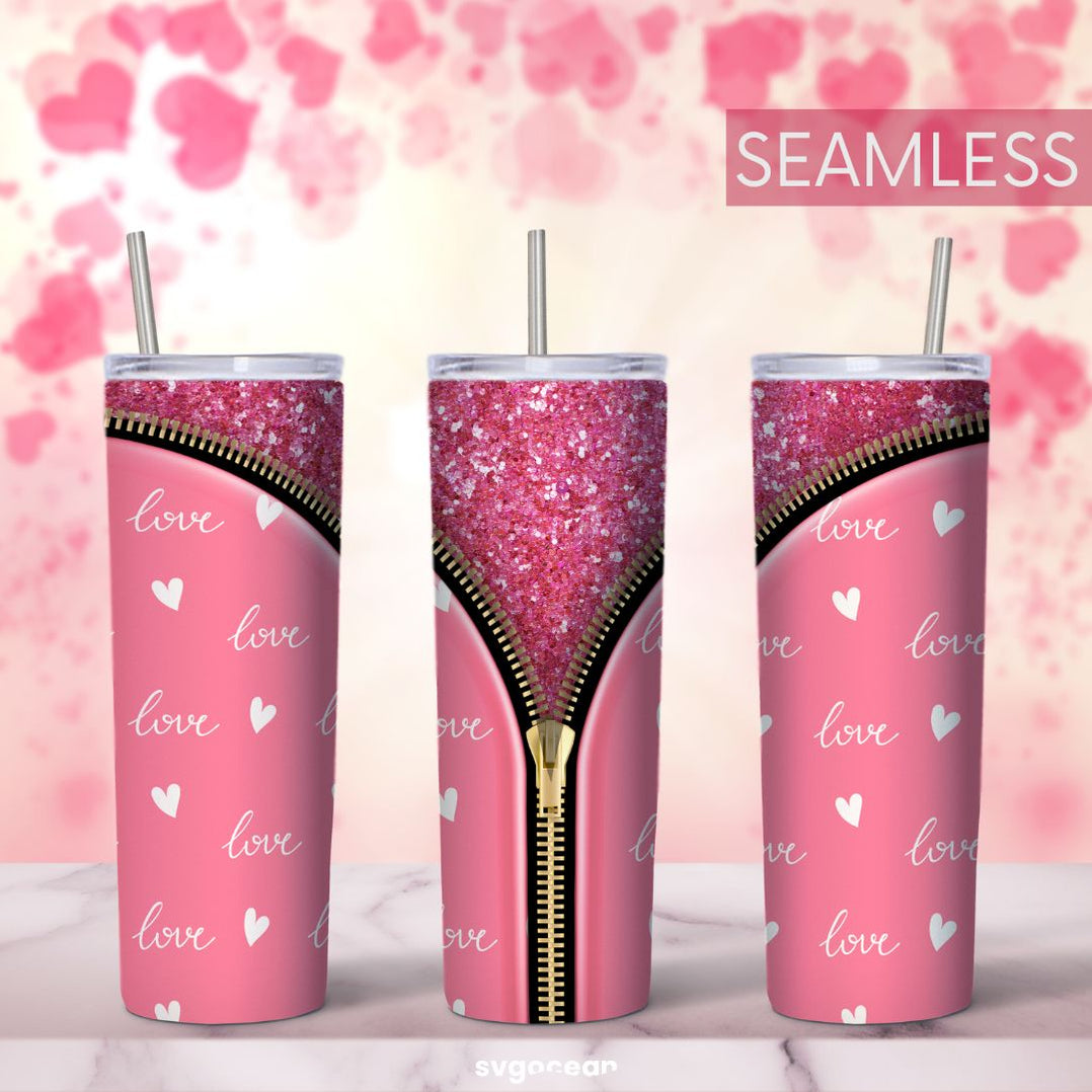 Zipper Design Tumbler Sublimation vector for instant download - Svg ...