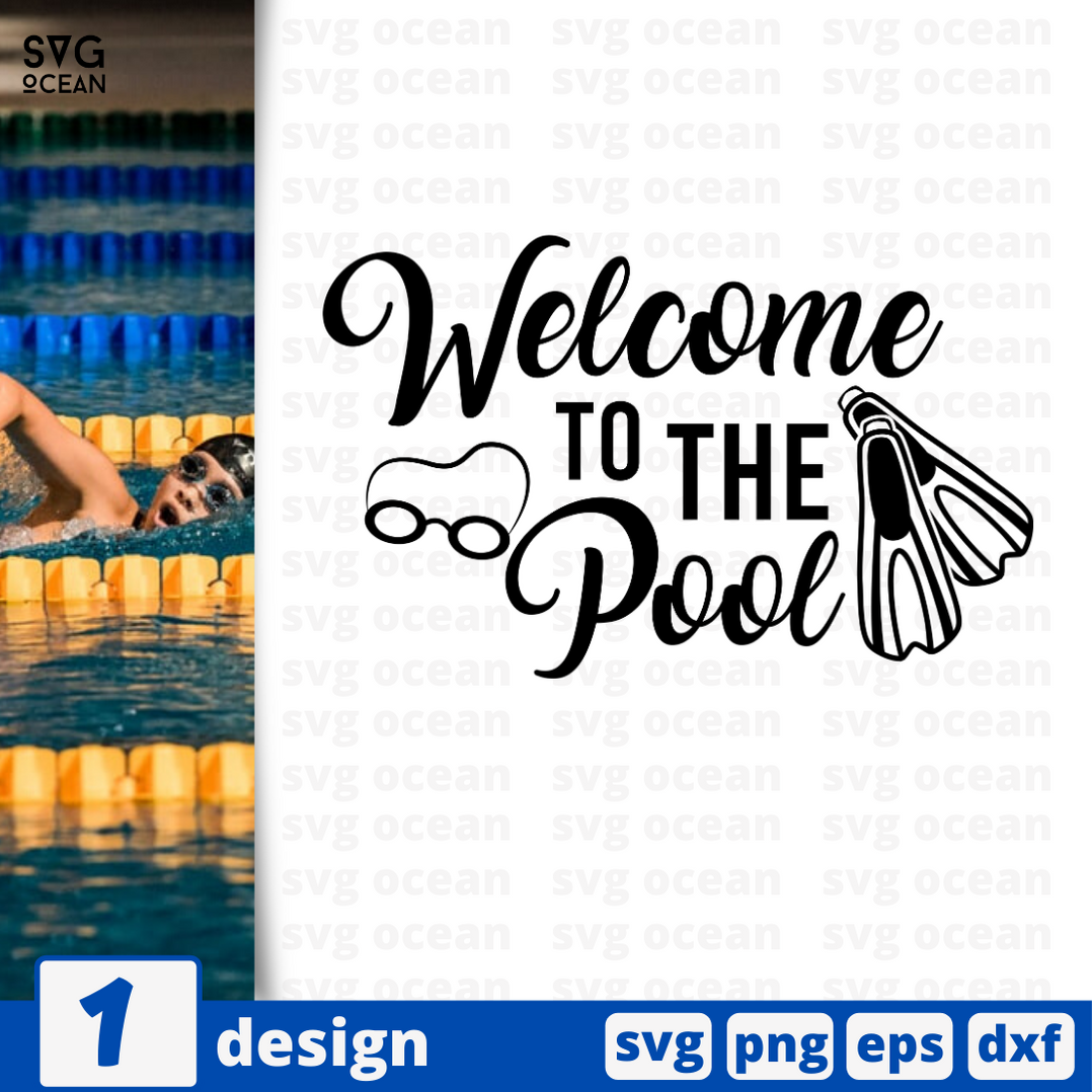 Swimming quotes SVG bundle vector for instant download - Svg Ocean ...