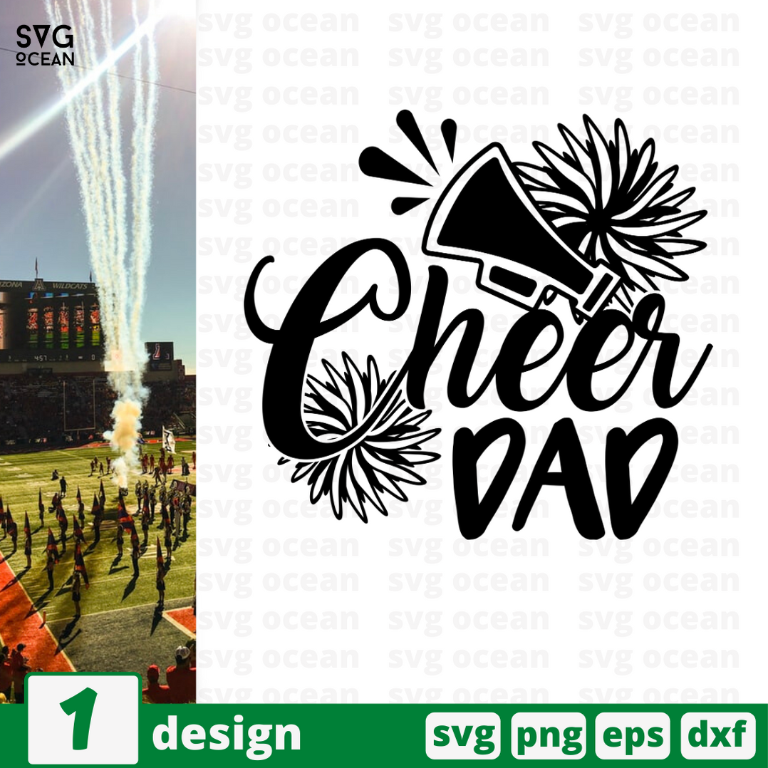 Cheer dad SVG bundle vector for instant download - Svg Ocean — svgocean