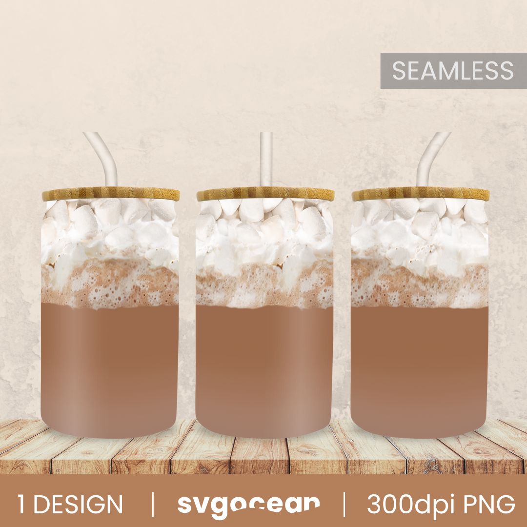 Cocoa Can Glass vector for instant download - Svg Ocean — svgocean