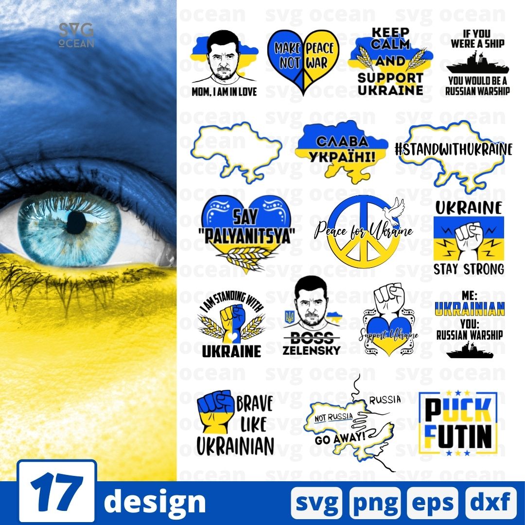 Ukraine SVG Bundle vector for instant download - Svg Ocean — svgocean