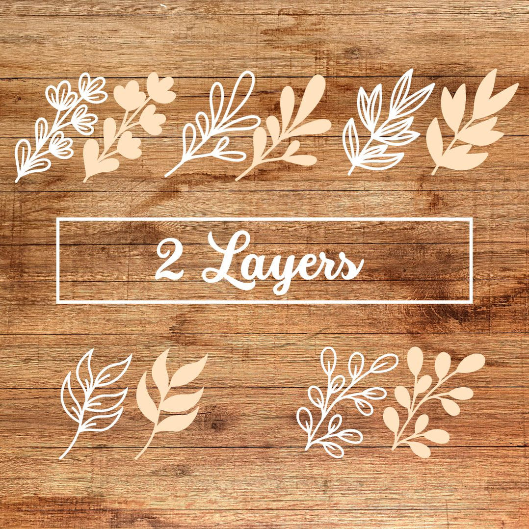 3D Paper Leaves SVG Bundle vector for instant download - Svg Ocean ...