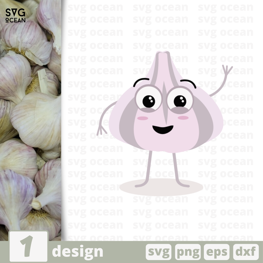 Garlic SVG bundle vector for instant download - Svg Ocean — svgocean