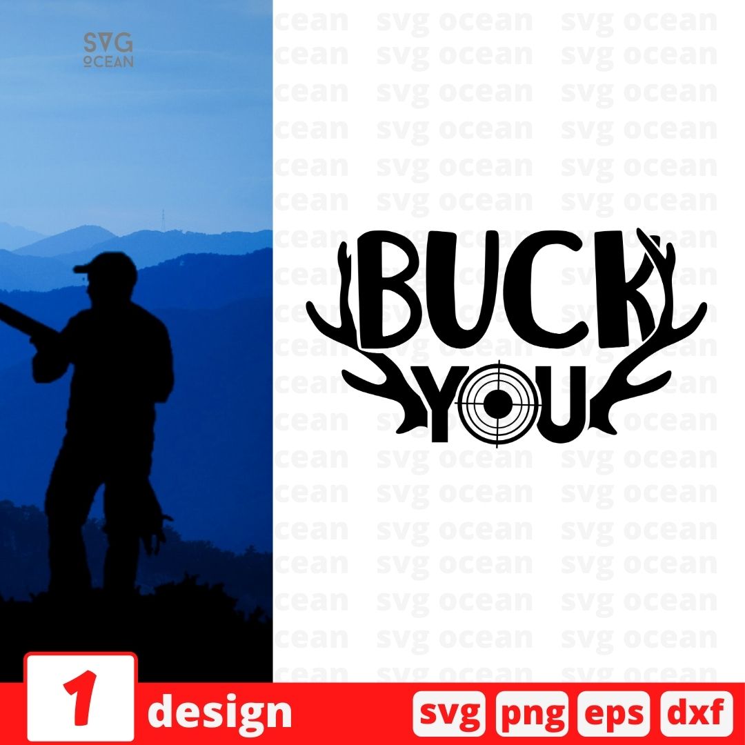 Buck you vector for instant download - Svg Ocean — svgocean