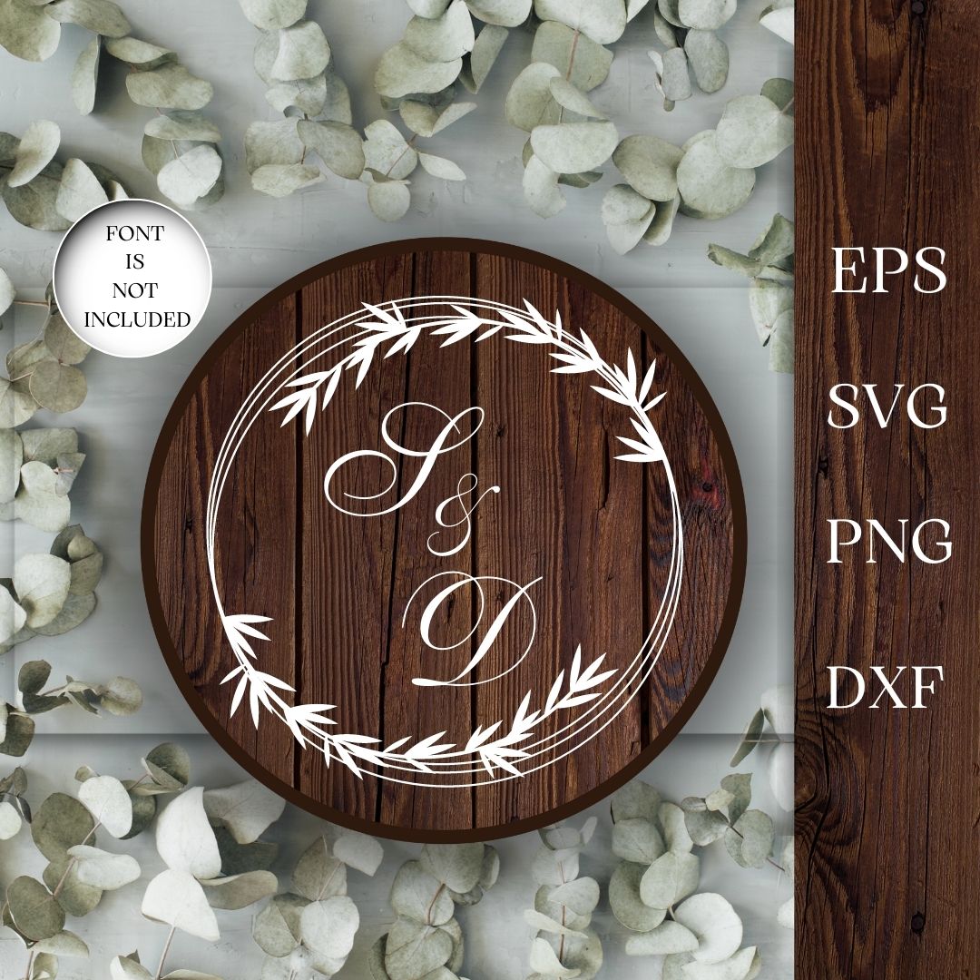 FREE Monogram SVG For Cricut vector for instant download - Svg Ocean ...