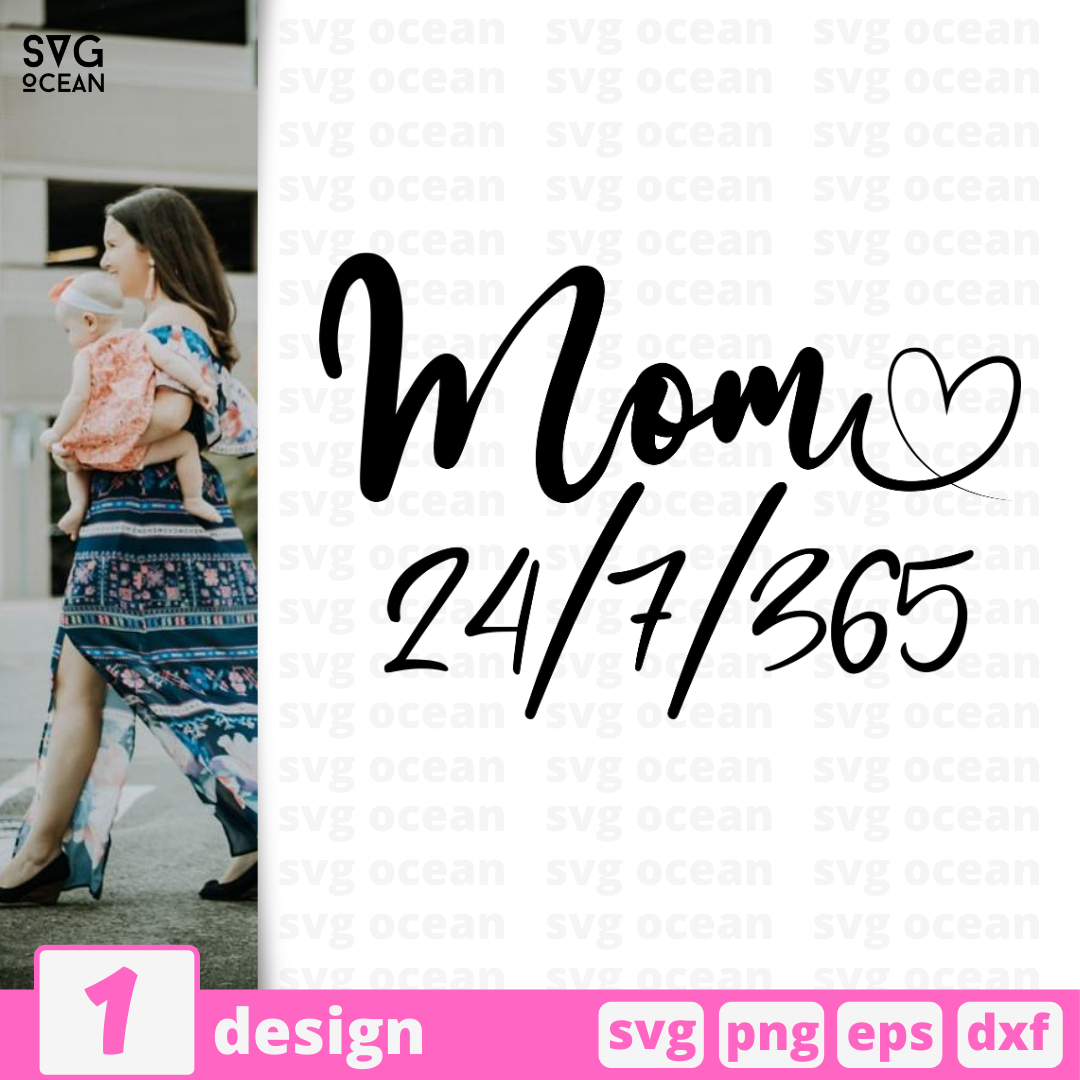 365 mom SVG bundle vector for instant download - Svg Ocean — svgocean