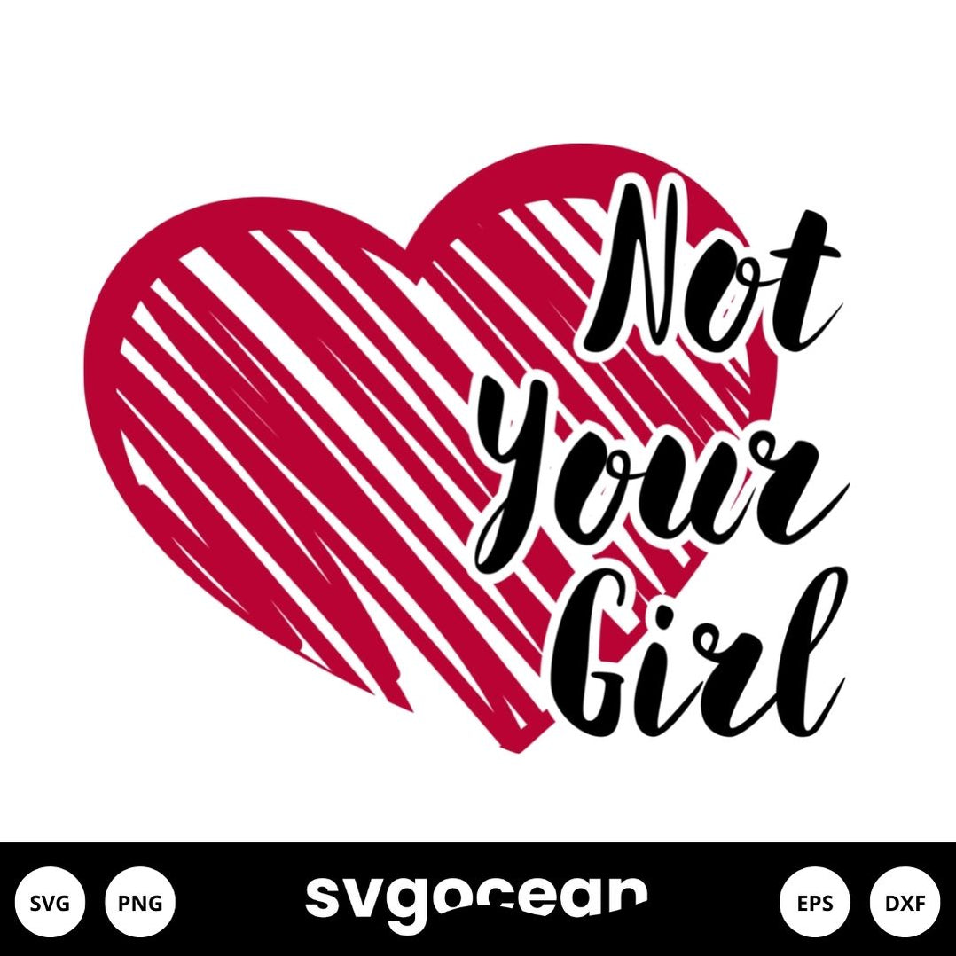 Girl Valentines Svg vector for instant download - Svg Ocean — svgocean