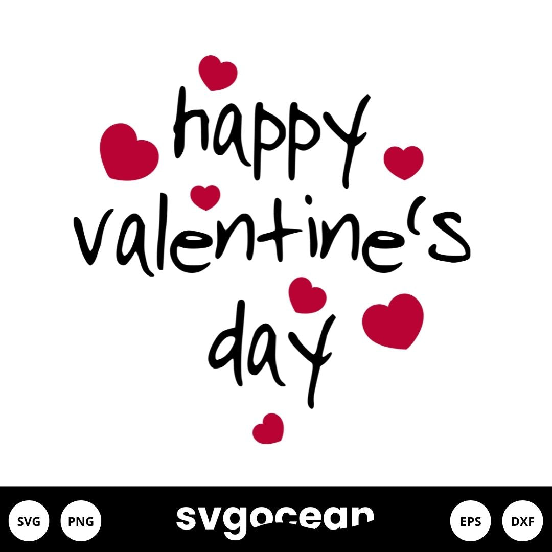 Happy Valentines Day Svg Free vector for instant download - Svg Ocean ...