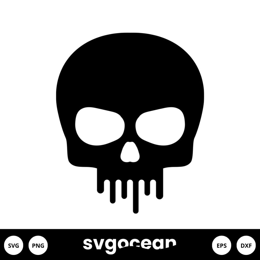 Free Skull Svg vector for instant download - Svg Ocean — svgocean