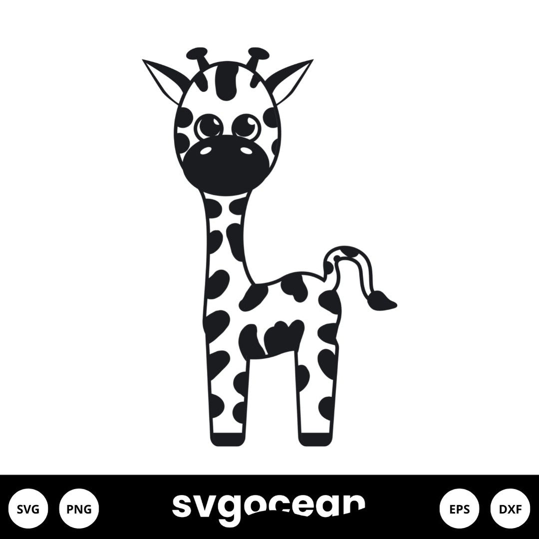 Giraffe Svg vector for instant download - Svg Ocean — svgocean