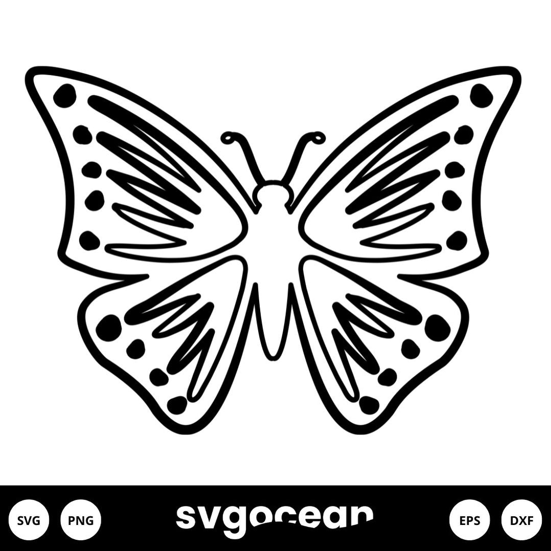 Butterflies Svg Bundle vector for instant download - Svg Ocean — svgocean