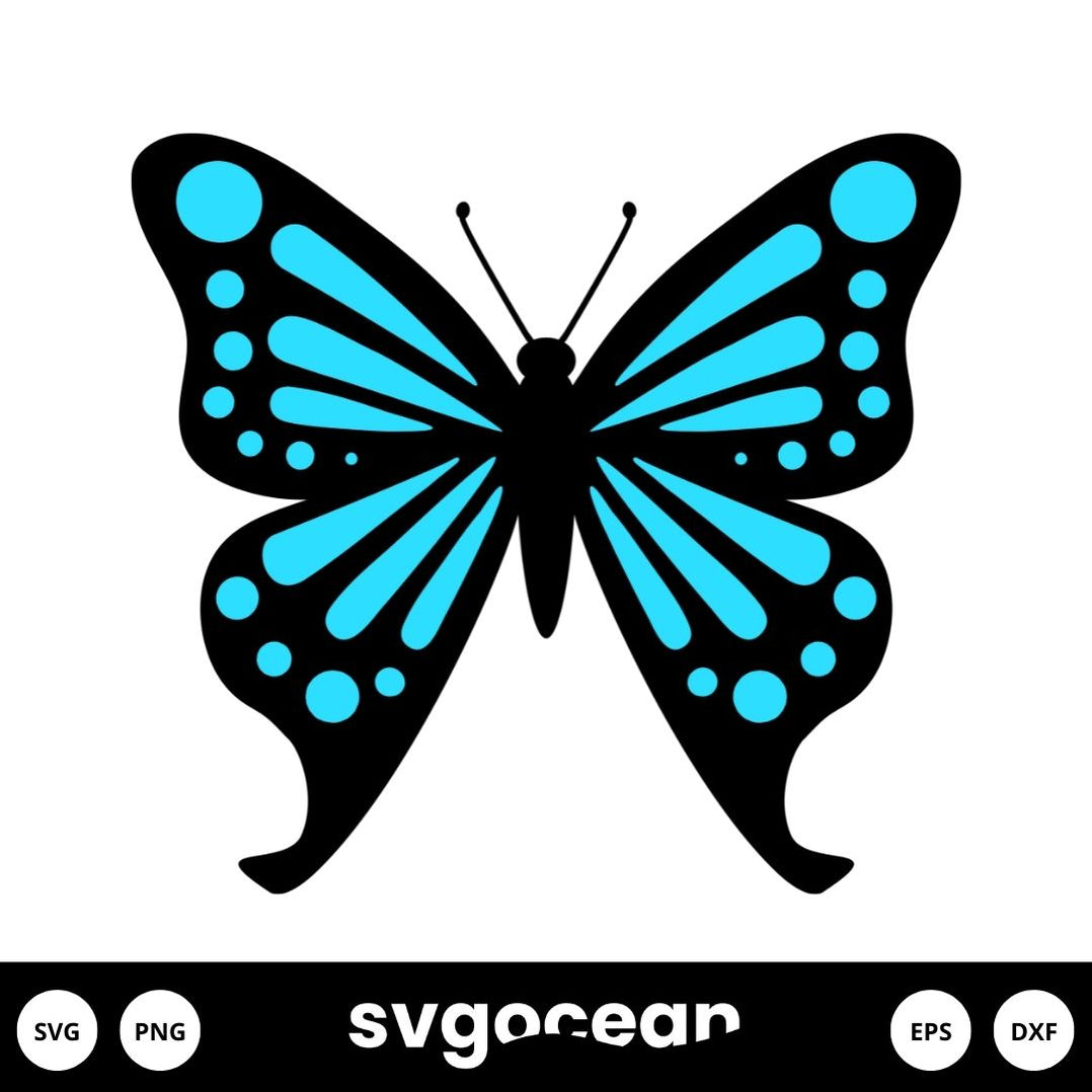 Butterflies Svg Bundle vector for instant download - Svg Ocean — svgocean