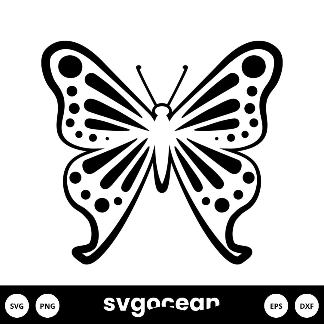 Butterflies Svg Bundle vector for instant download - Svg Ocean — svgocean