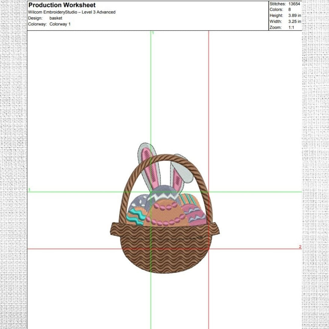Easter Basket Embroidery Designs - Svg Ocean — svgocean