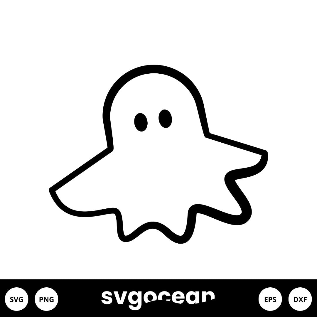 Ghost Svg vector for instant download - Svg Ocean — svgocean