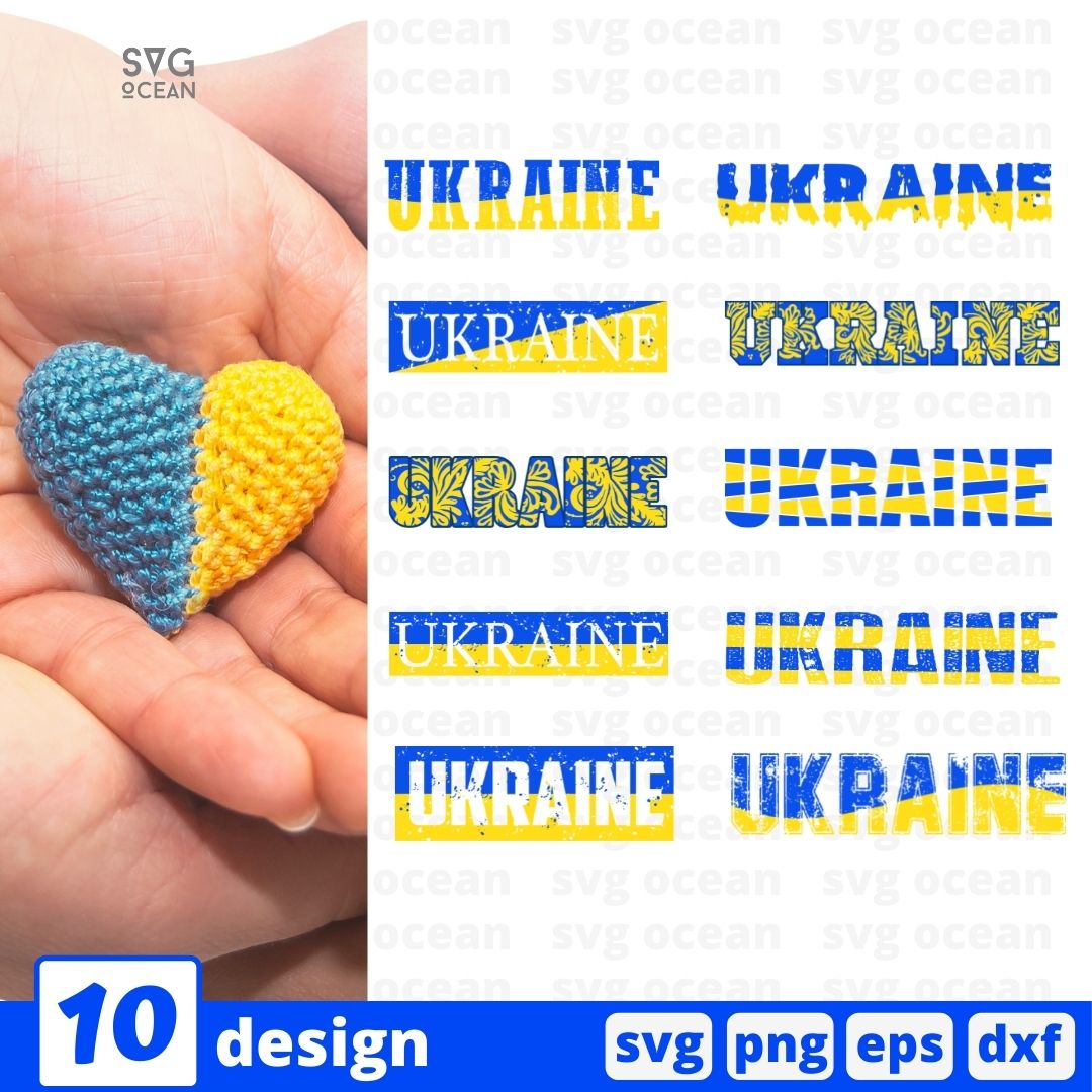 Ukraine Sign SVG Bundle vector for instant download - Svg Ocean — svgocean