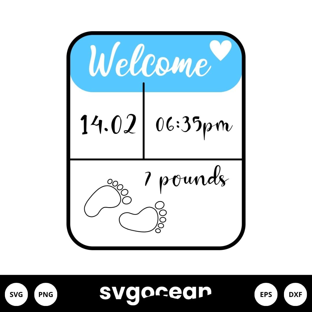 Baby Stats Svg vector for instant download - Svg Ocean — svgocean