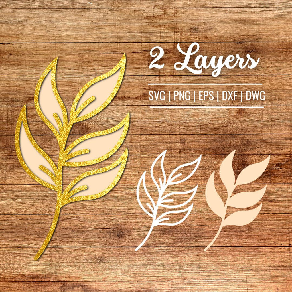 Leaf SVG Cut Files - Free Download — svgocean