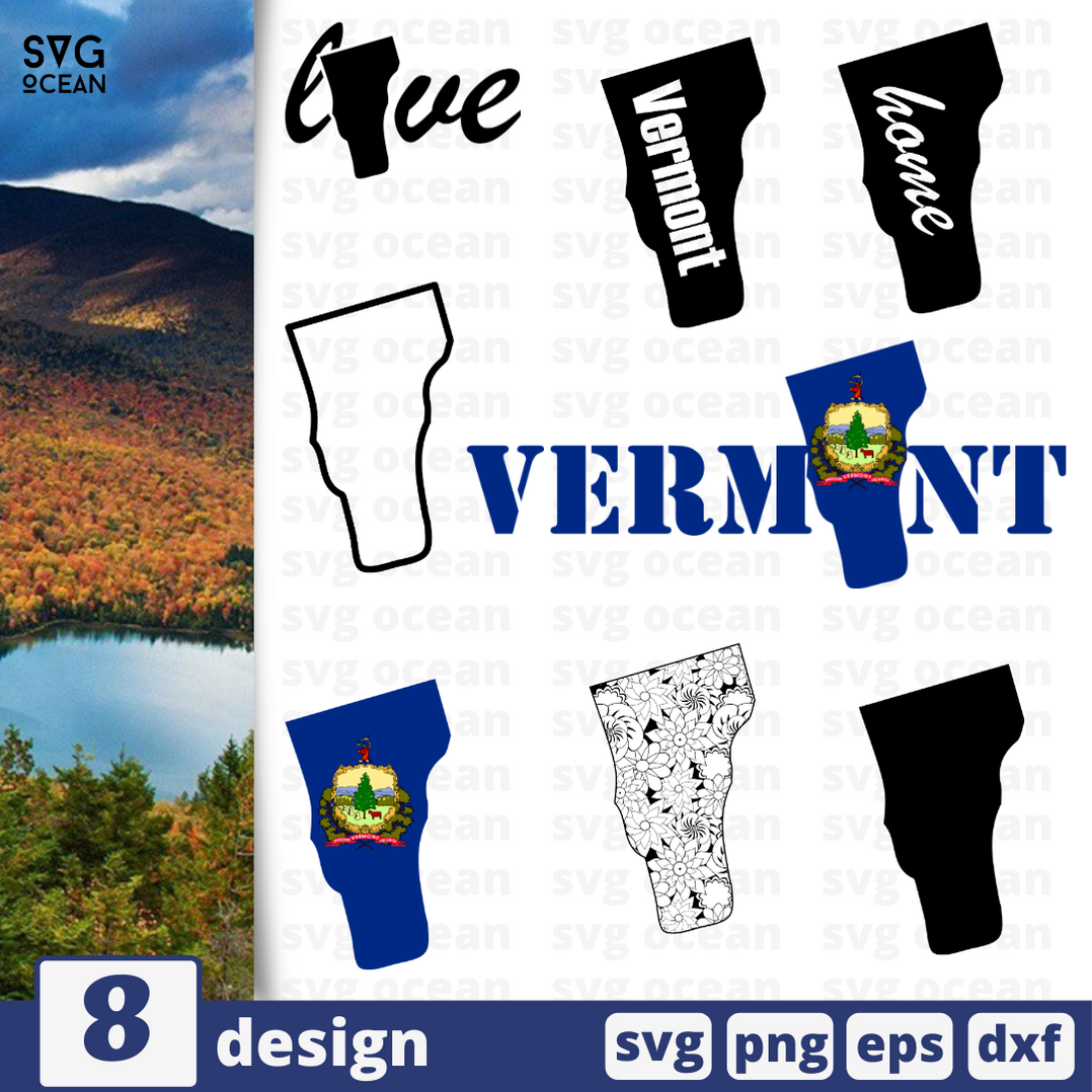Vermont SVG bundle vector for instant download - Svg Ocean — svgocean