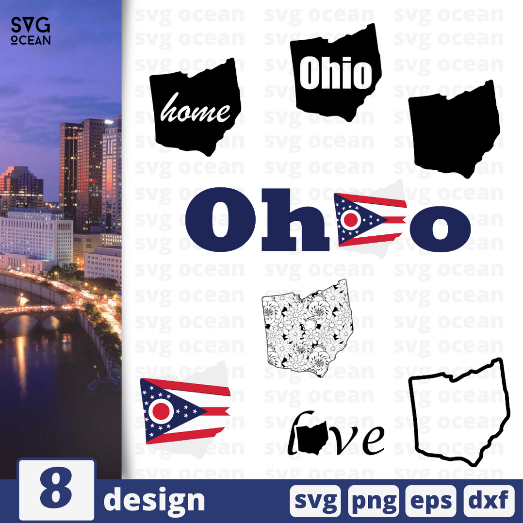 Ohio SVG bundle vector for instant download - Svg Ocean — svgocean