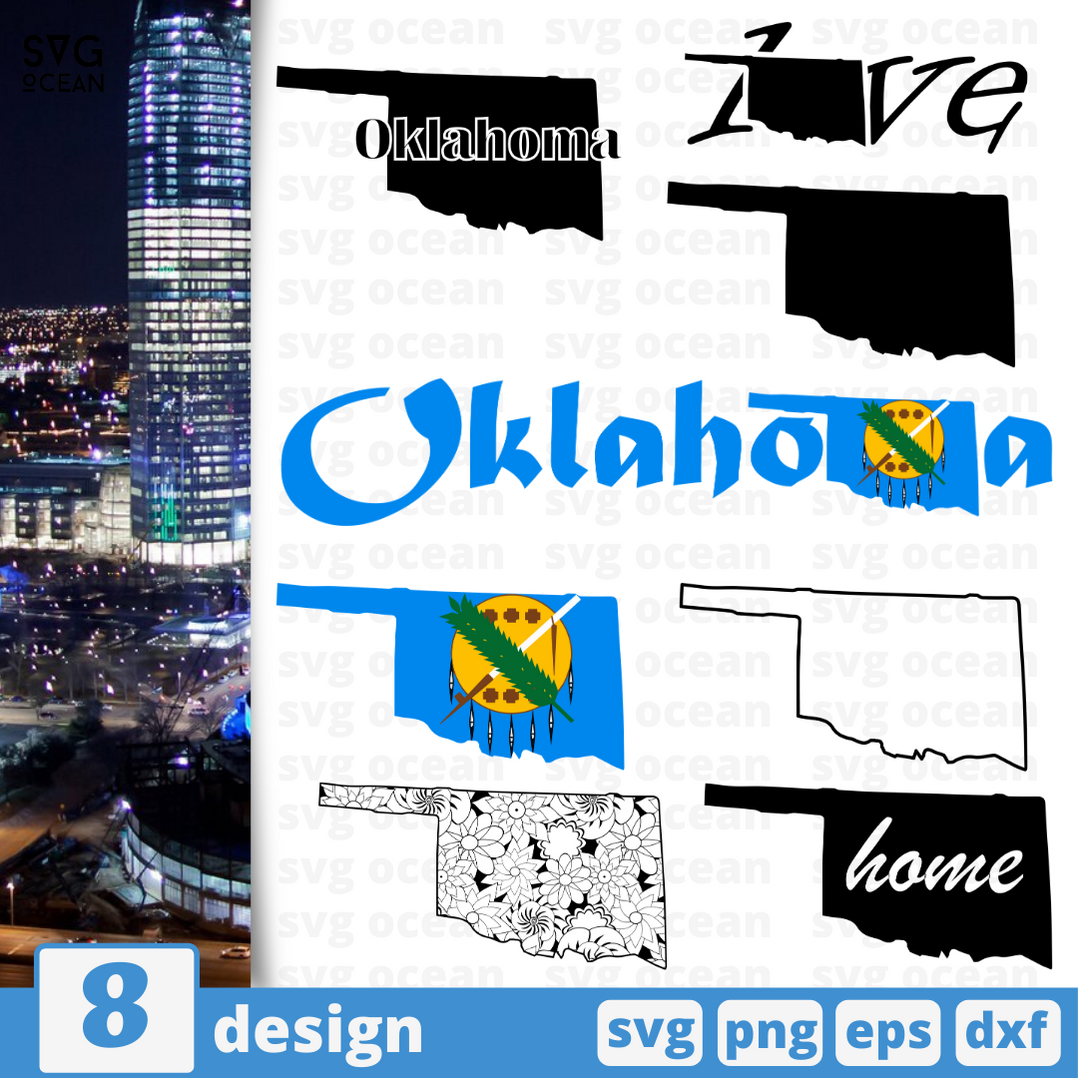 Oklahoma SVG bundle vector for instant download - Svg Ocean — svgocean